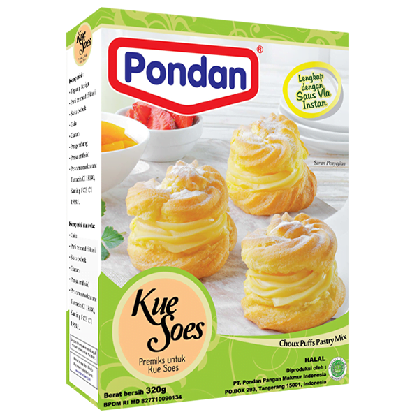 Creampuff pastry (Soes) - PONDAN | Kreasi Pondan Foods